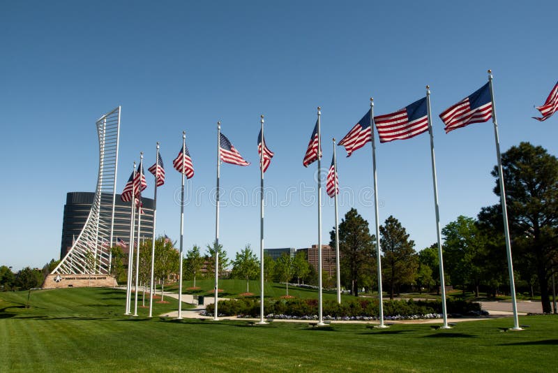Denver Tech Center Monument Editorial Stock Photo - Image of denver ...