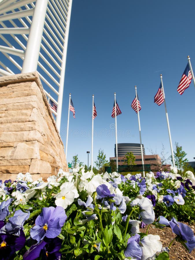 Denver Tech Center Monument Editorial Stock Photo - Image of green ...