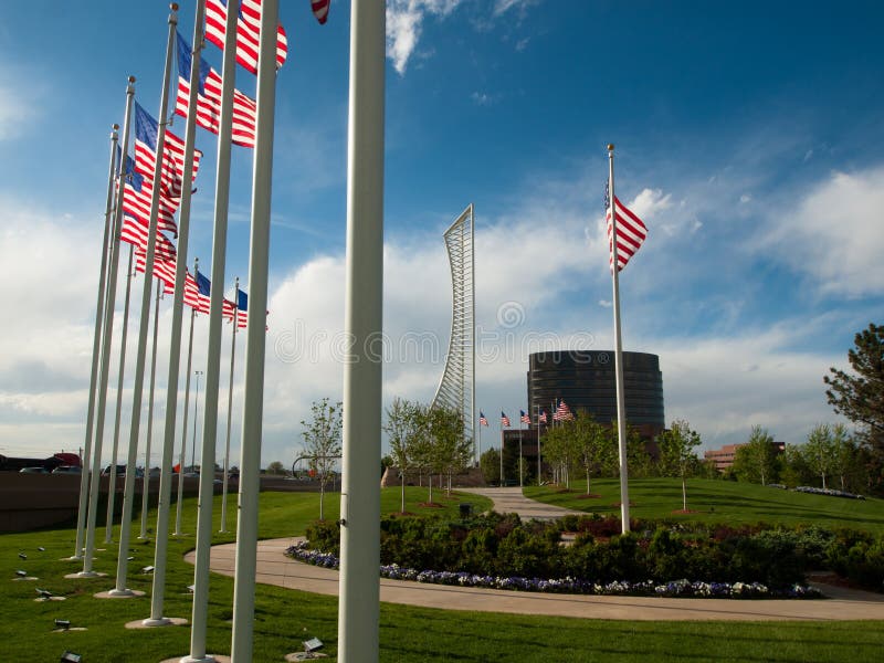 Denver Tech Center Monument Editorial Photo - Image of green, denver ...