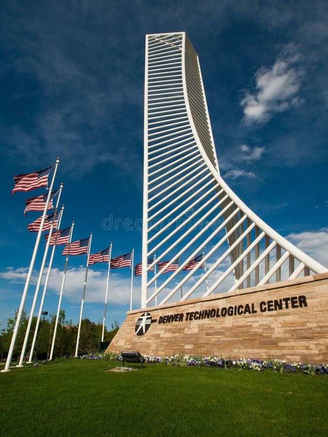 Denver Tech Center Monument Editorial Stock Photo - Image of sculpture ...