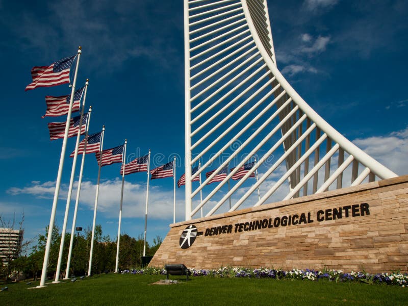 Denver Tech Center Monument Editorial Photography - Image of country ...