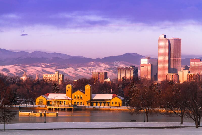 Denver Skyline, Colorado editorial stock photo. Image of high - 43174873
