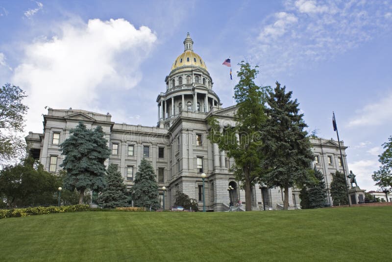 Denver, Colorado - State Capitol Stock Image - Image of tourist, place ...