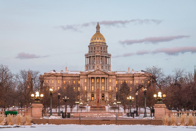 Denver, Colorado, USA at the Colorado State Capitol Stock Image - Image ...