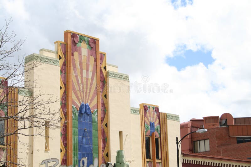 Denver Colors of Architecture Stock Photo - Image of concrete, lines ...