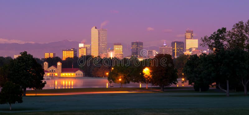 Denver Fall Morning stock photo. Image of denver, mountains - 29216884