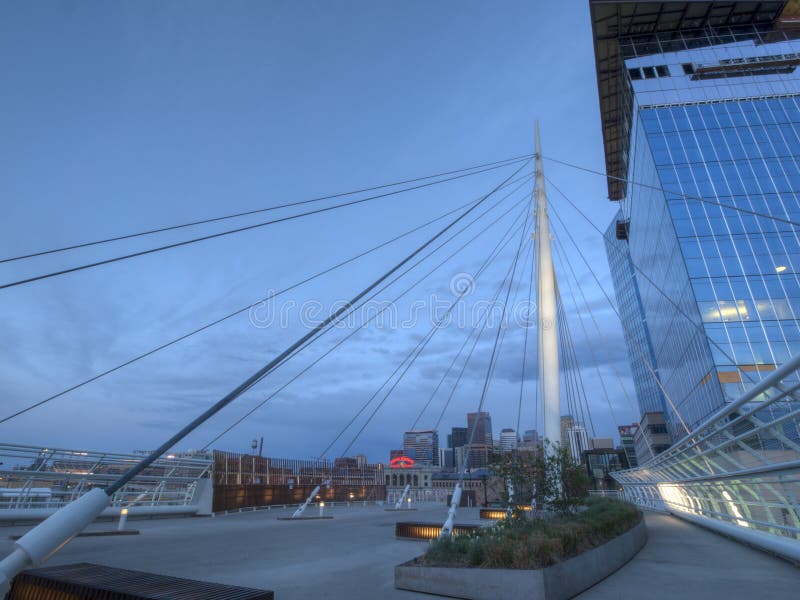 Denver Millennium Bridge editorial stock photo. Image of denver - 42068778