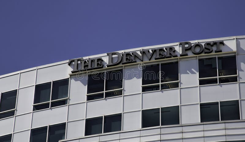 The Denver Post Building in Downtown Denver Editorial Stock Image ...