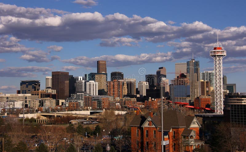 Denver editorial photography. Image of tall, short, evening - 69380662