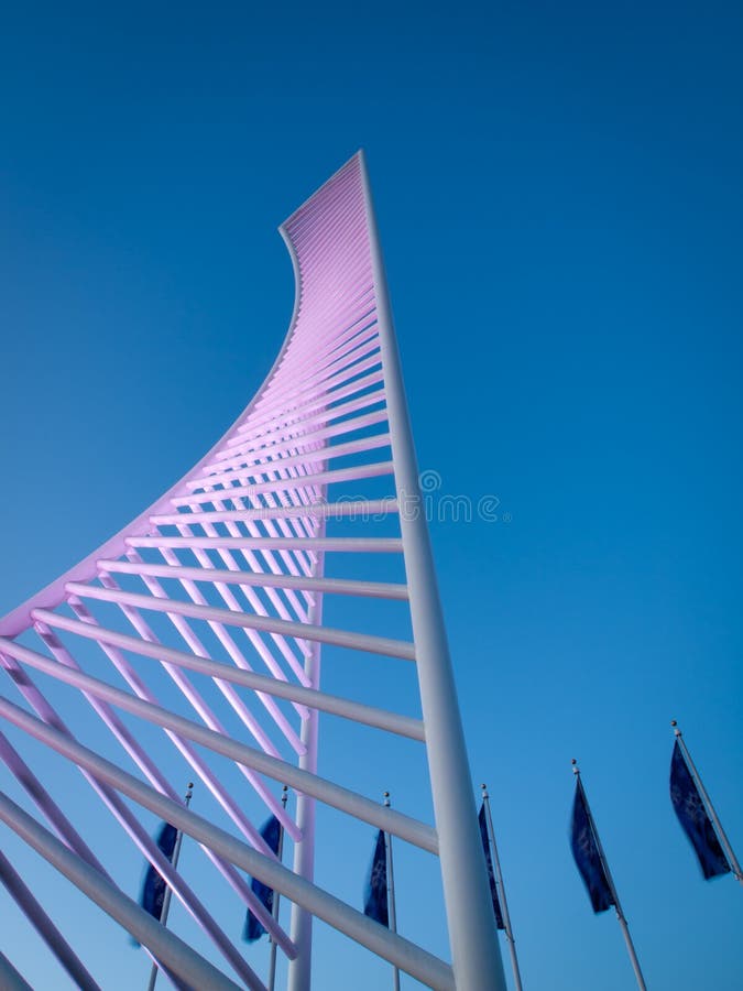 Denver Tech Center Monument Stock Photo - Image of winter, identity ...