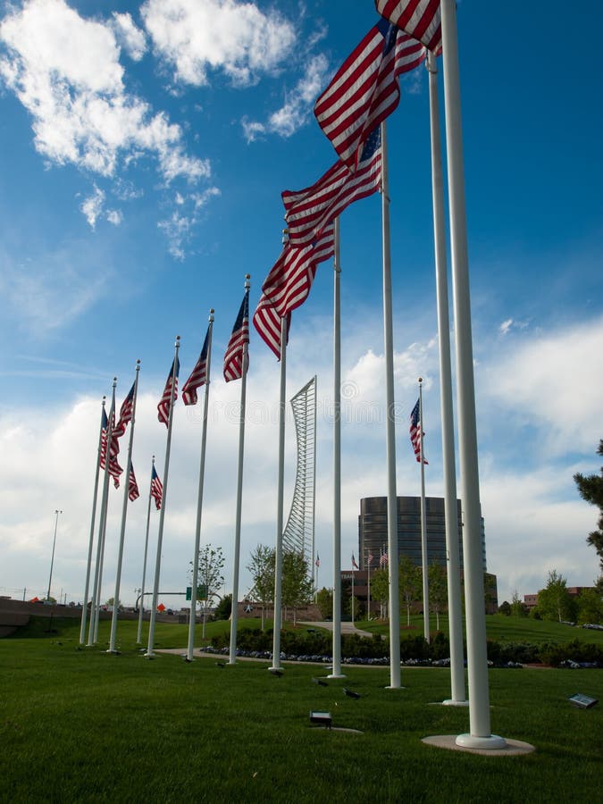 Denver Tech Center Monument Editorial Stock Photo - Image of blue ...