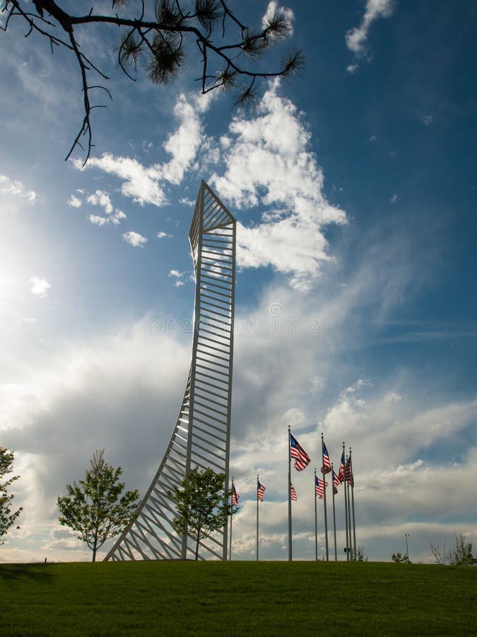 Denver Tech Center Monument Editorial Photo - Image of pole, spring ...