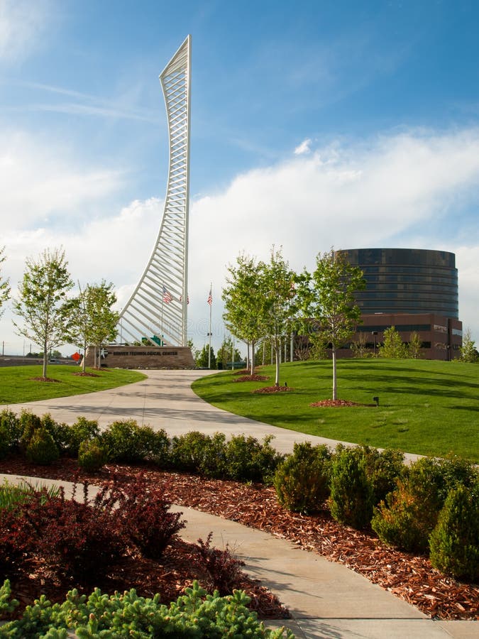 Denver Tech Center Monument Editorial Stock Image - Image of place ...