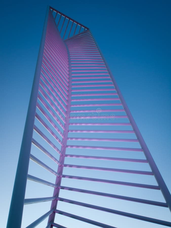Denver Tech Center Monument Stock Image - Image of landmark, pink ...