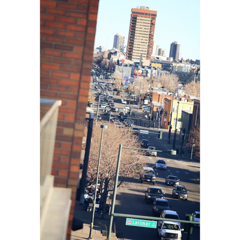 Denver Traffic editorial stock image. Image of traffic - 76462399