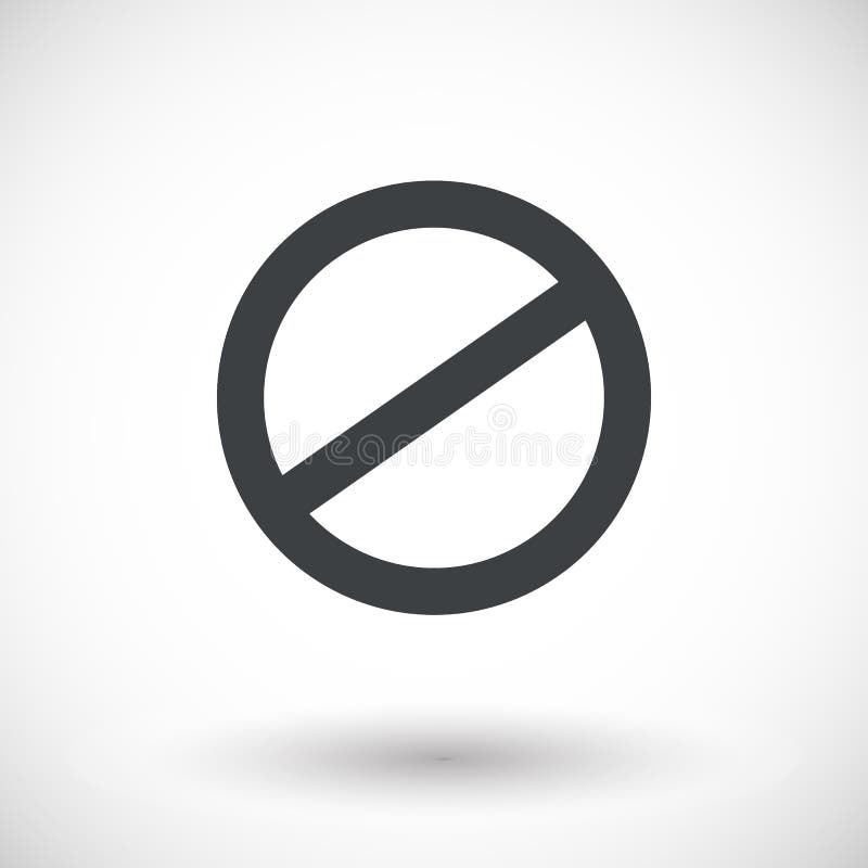 Deny sign stock illustration. Illustration of deny, cancel - 14325358