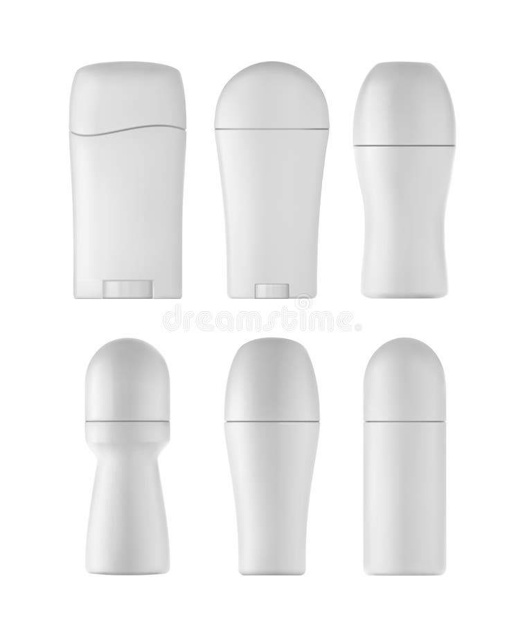 Vector 3d Realistic Transparent Deodorant Bottles Stock Vector ...