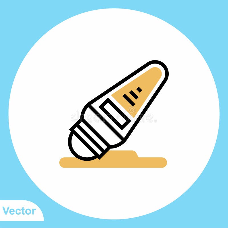 Deodorant Flat Vector Icon Sign Symbol Stock Illustration ...