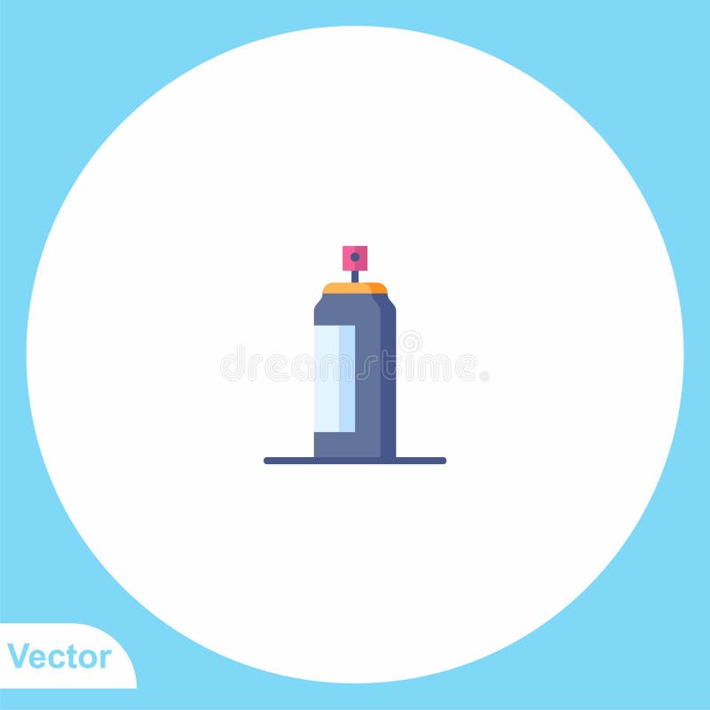 Deodorant Flat Vector Icon Sign Symbol Stock Illustration ...