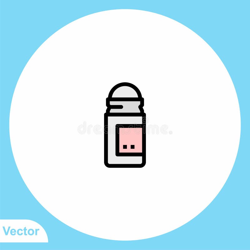 Deodorant Flat Vector Icon Sign Symbol Stock Illustration ...