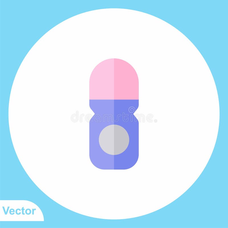 Deodorant symbol stock vector. Illustration of paint - 21450544