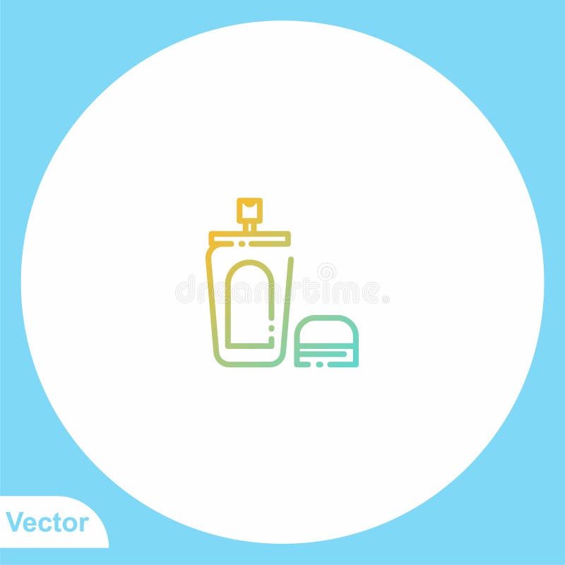 Deodorant Flat Vector Icon Sign Symbol Stock Illustration ...