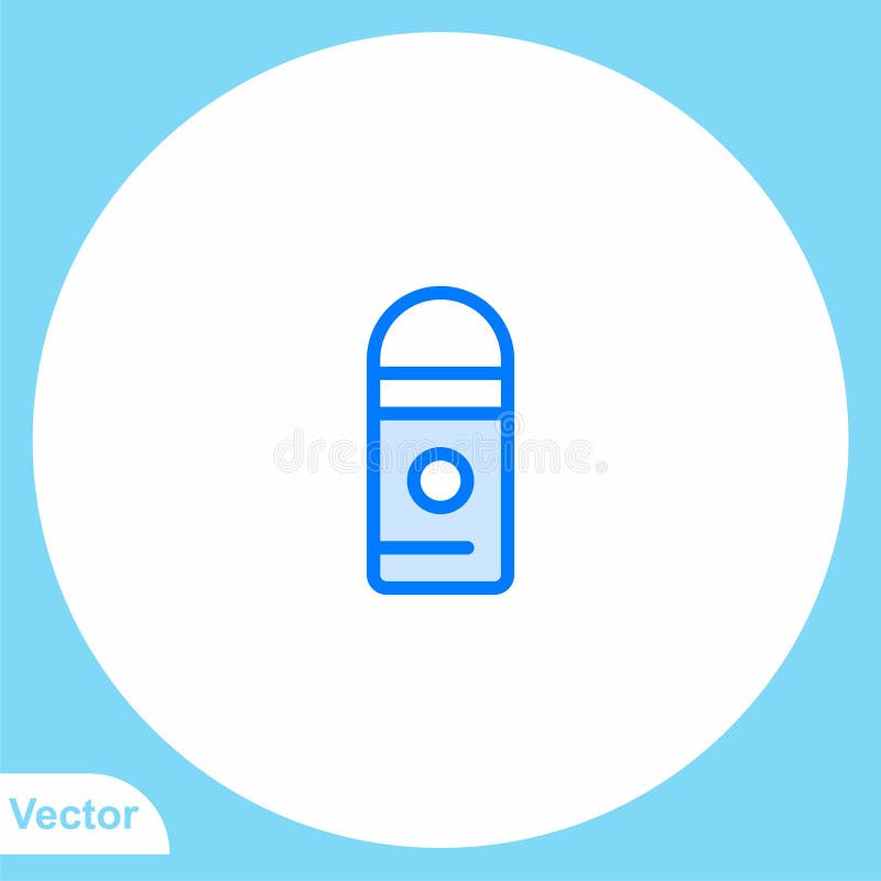 Deodorant Flat Vector Icon Sign Symbol Stock Illustration ...