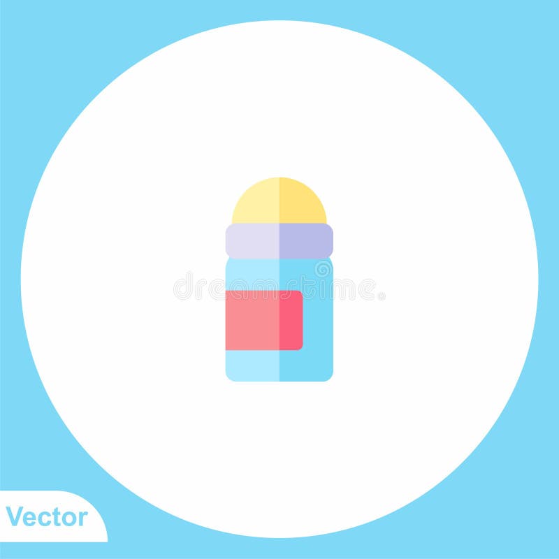 Deodorant symbol stock vector. Illustration of paint - 21450544