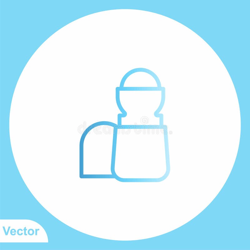 Deodorant Flat Vector Icon Sign Symbol Stock Vector - Illustration of ...