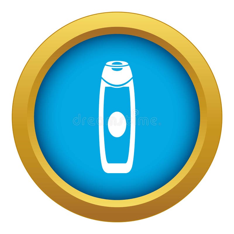 Deodorant Icon Blue Vector Isolated Stock Vector - Illustration of ...