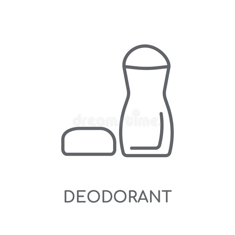 Deodorant Outline Vector Icon. Thin Line Black Deodorant Icon, Flat ...