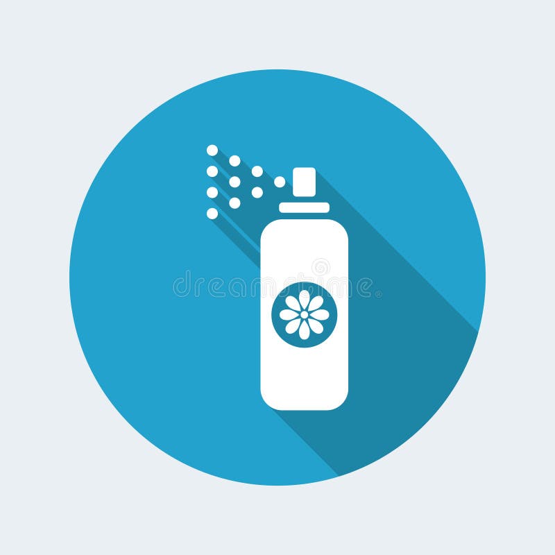 Deodorant spray icon stock vector. Illustration of perfumed - 96395028