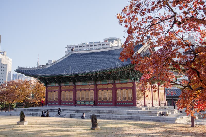 At Deoksugung editorial stock image. Image of korean - 83847824