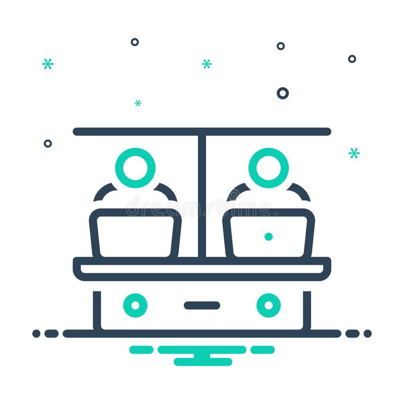 Mix Icon for Department, Division and Section Stock Vector ...