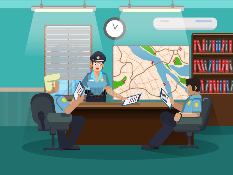 Policemen stock illustration. Illustration of design - 43726691