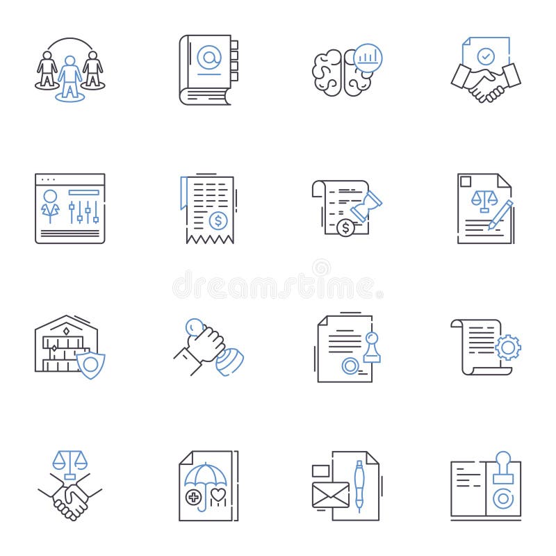 It Department Line Icons Collection. Technology, Software, Nerk ...