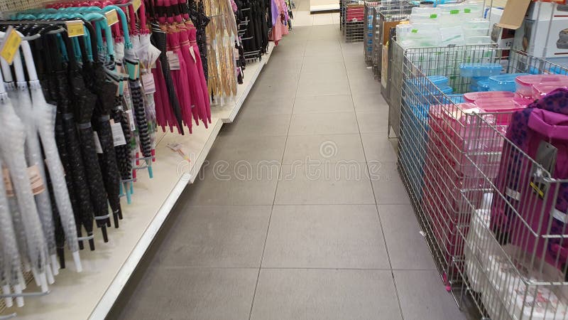 Department Store Aisles and Shelves Stock Image - Image of aisle ...