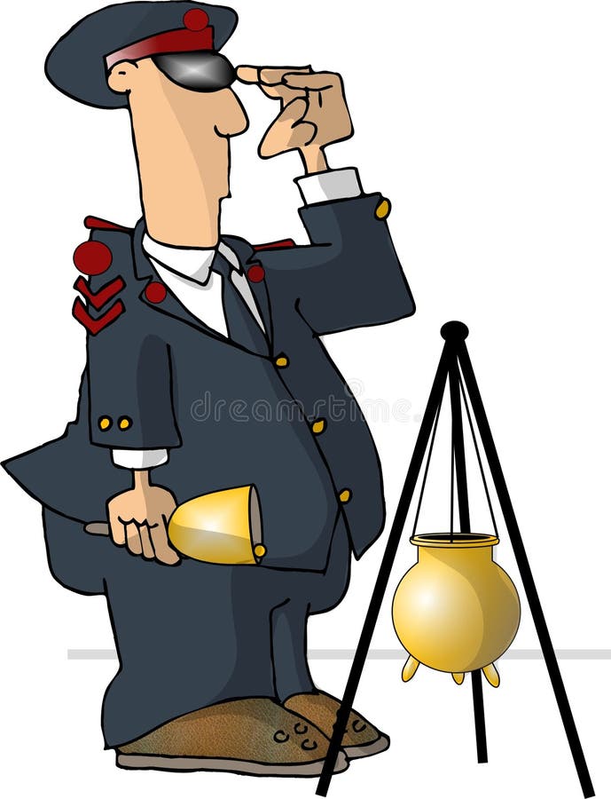 Salvation Army Bell Ringers Clipart People