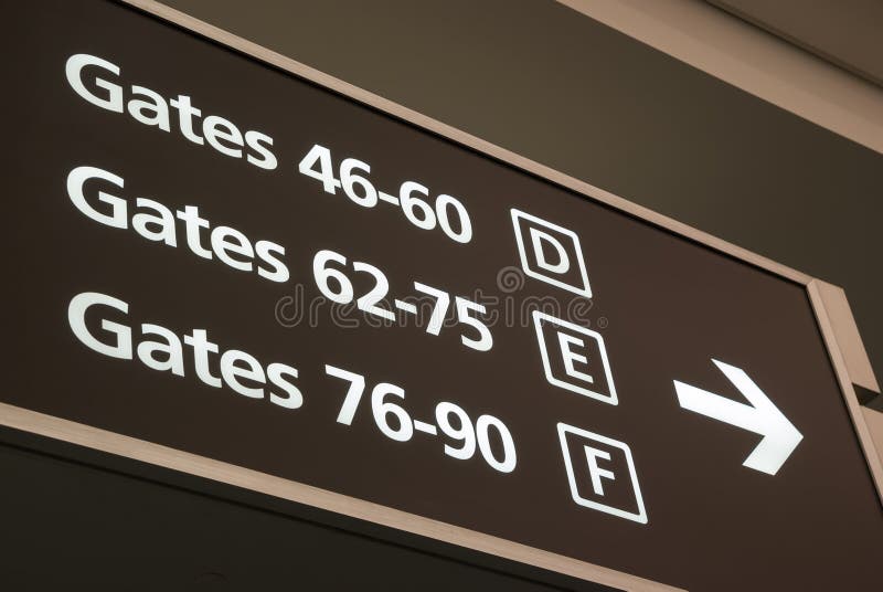Departure gates sign stock image. Image of travel, connect - 27705375