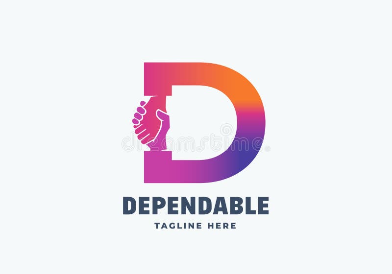 Dependable Employee Cooperation Abstract Vector Logo Template ...