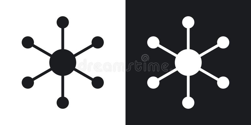 Dependency icon vector stock vector. Illustration of outline - 348262681