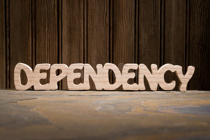 Dependency stock photo. Image of wood, alphabet, single - 157059450