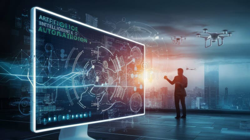 Depict the Concept of Artificial Intelligence, Automation, and Modern ...