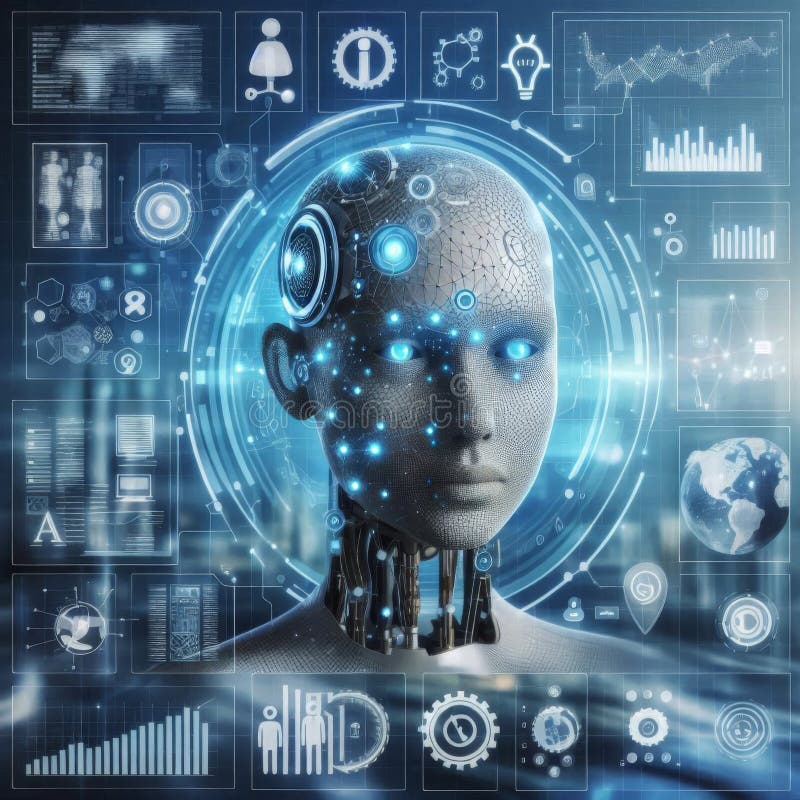 Depict the Concept of Artificial Intelligence, Automation, and Modern ...