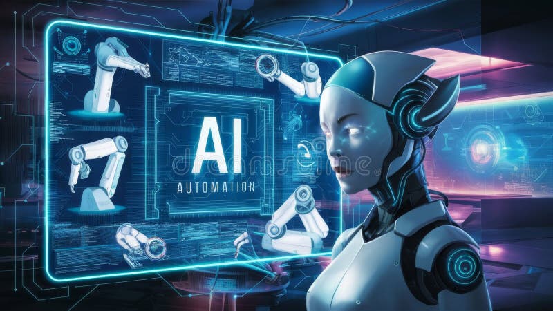 Depict the Concept of Artificial Intelligence, Automation, and Modern ...