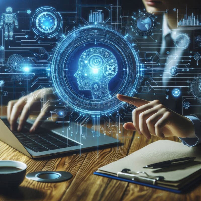 Depict the Concept of Artificial Intelligence, Automation, and Modern ...