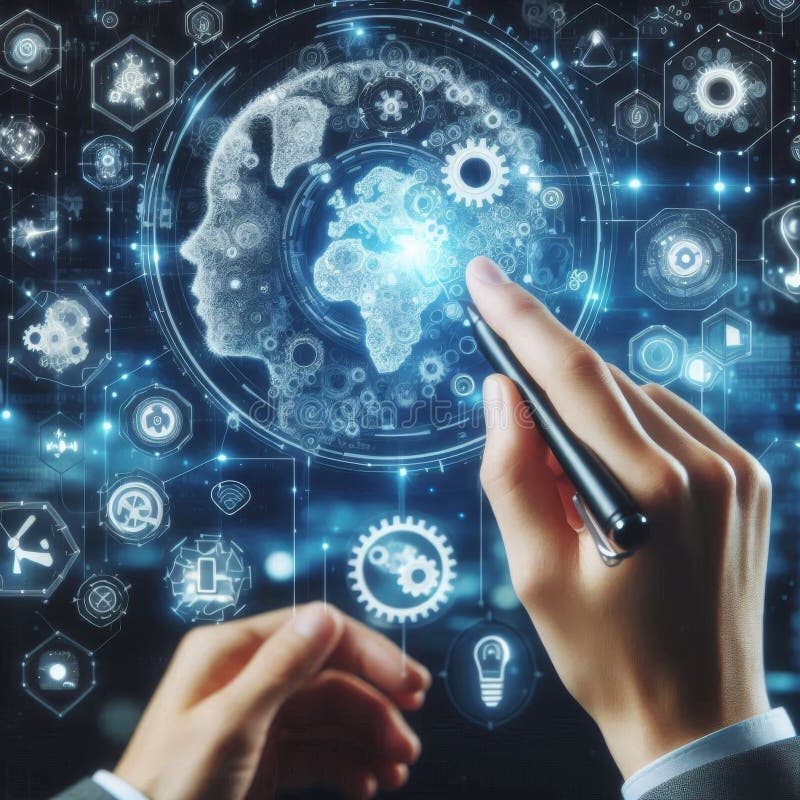 Depict the Concept of Artificial Intelligence, Automation, and Modern ...