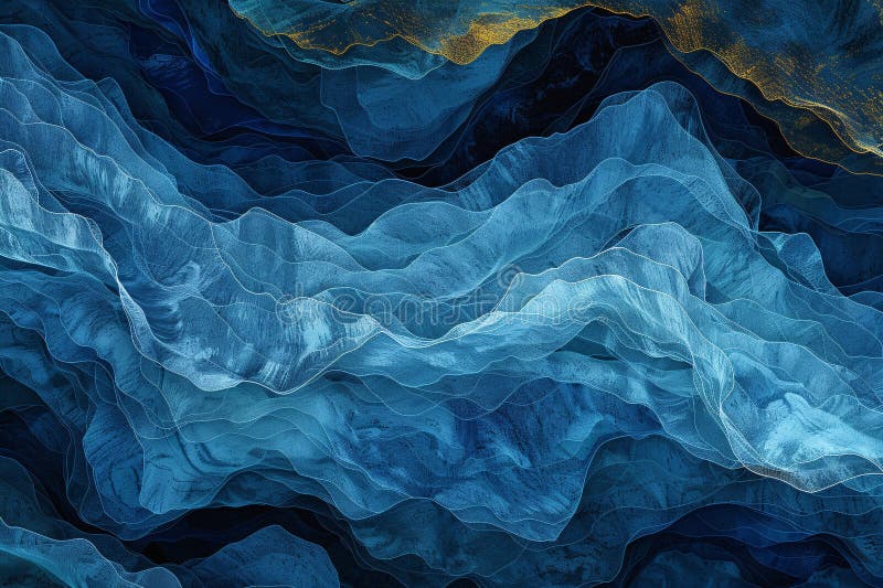 A Flowing River, with Waters from Different Sources Merging Seamlessly ...