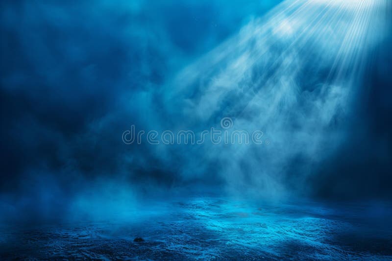 Depicting a Blue Gradient Background with a Spotlight, Light Blue ...