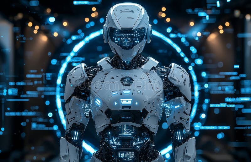3. Depicting a 3D-rendered Humanoid Robot in a Sci-fi Fantasy Universe ...